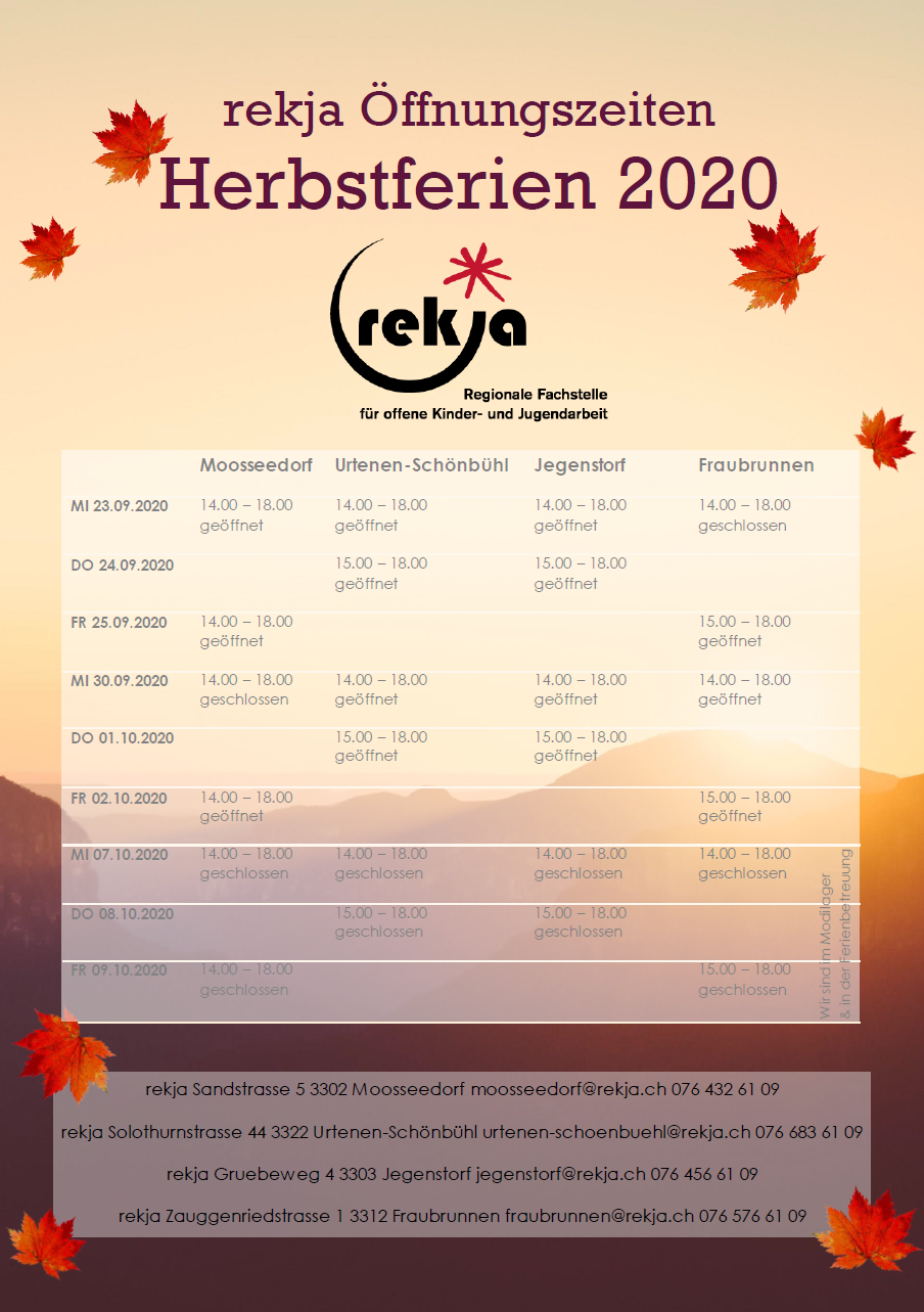 rekja - Regionale Fachstelle für offene Kinder- & Jugendarbeit